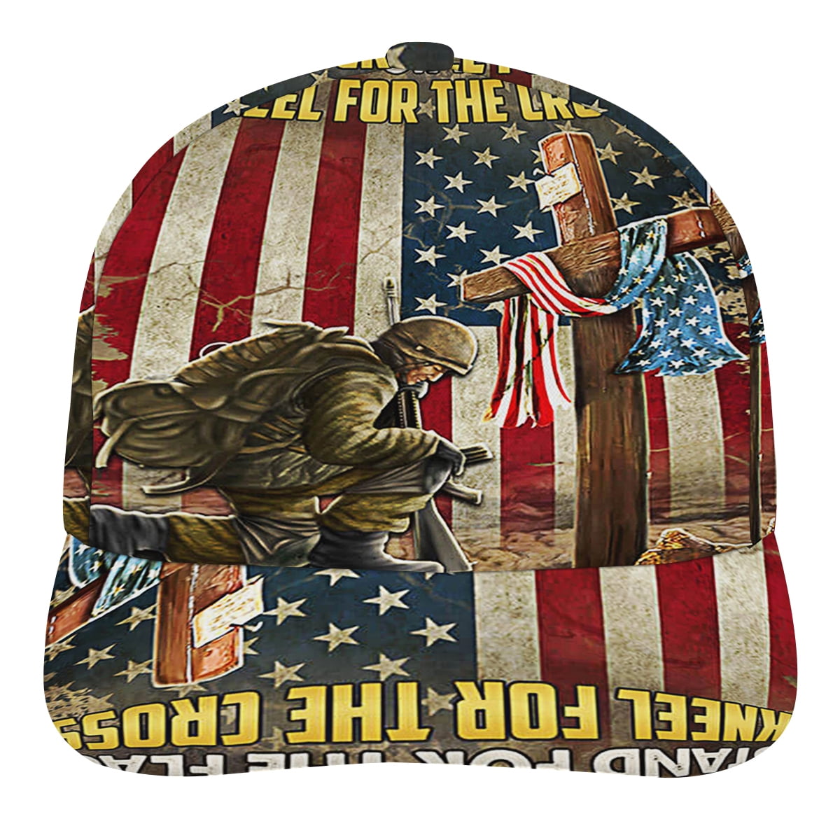 Veteran Kneeling Cross American flag Stnd For The Kneel For The Cross ...