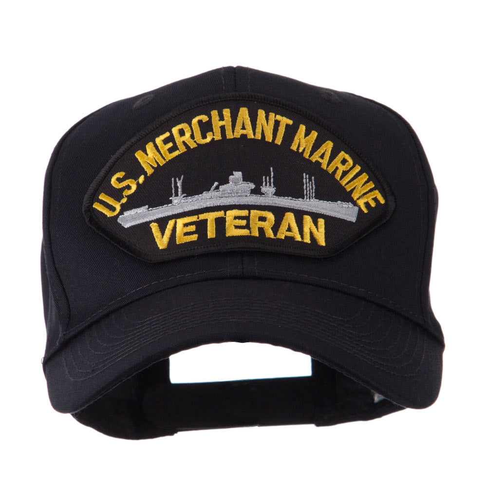 Veteran Military Large Patch Cap - Merchant MC OSFM - Walmart.com