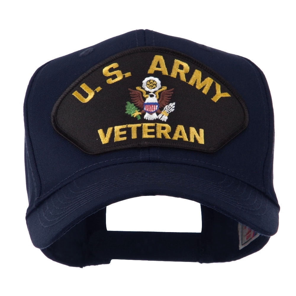 Veteran Military Large Patch Cap - US Army Navy OSFM - Walmart.com