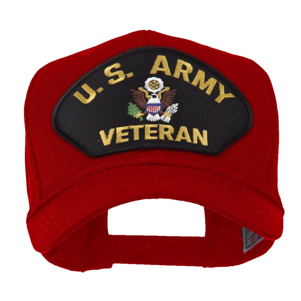 Veteran Military Large Patch Cap - US Army Red OSFM - Walmart.com