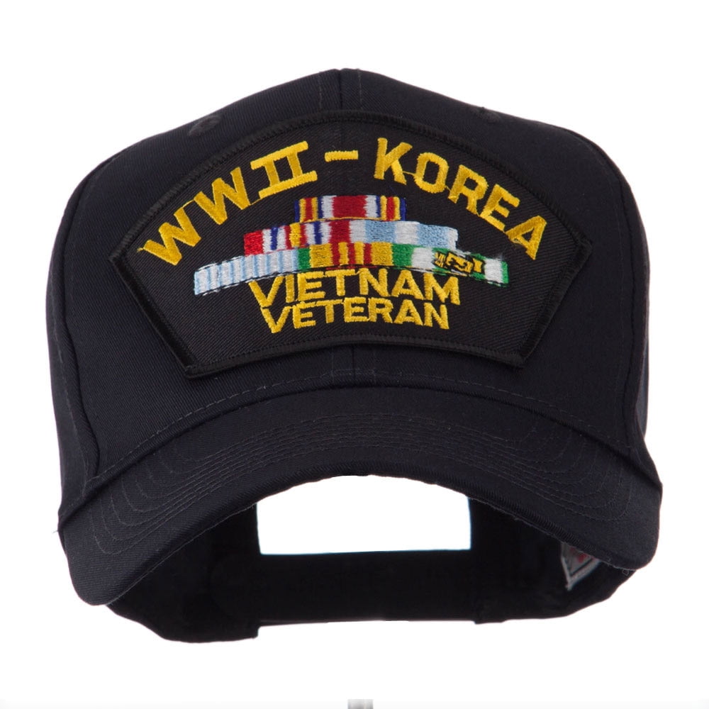Veteran Military Large Patch Cap - WW2 Viet OSFM - Walmart.com
