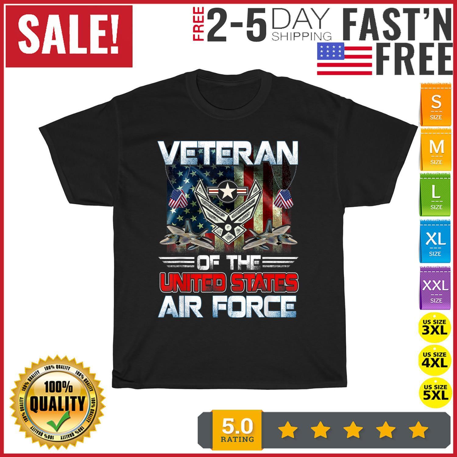 Veteran Of The U.S Air Force Vintage Shirts Patriotic Vintage T Shirt Men Women - Walmart.com