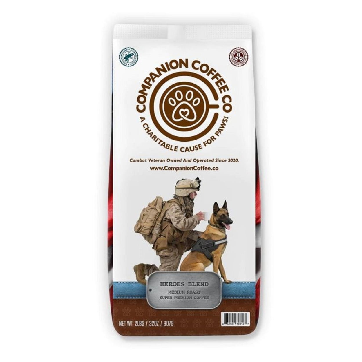 Veteran Owned Hero's Blend Coffee, Medium Roast (32 Ounce) - Walmart.com
