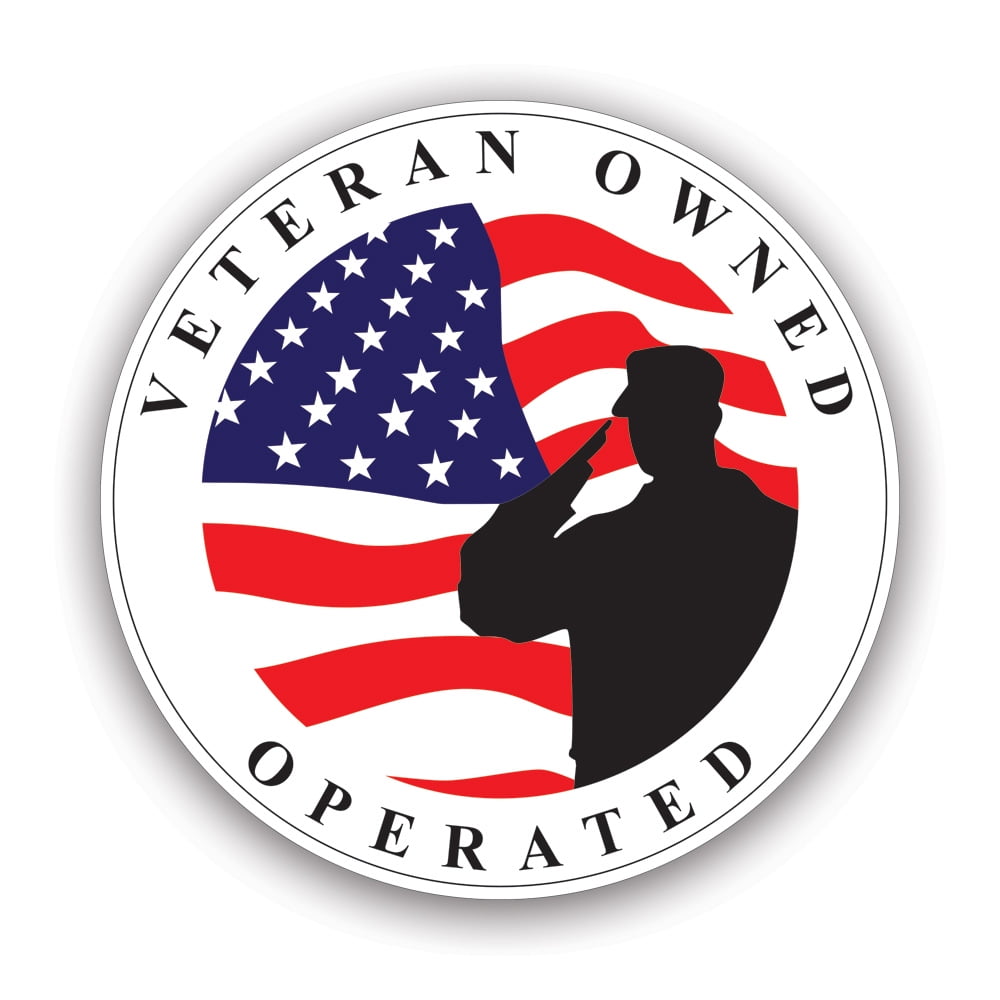 Veteran Owned Operated Sticker Decal - Self Adhesive Vinyl ...