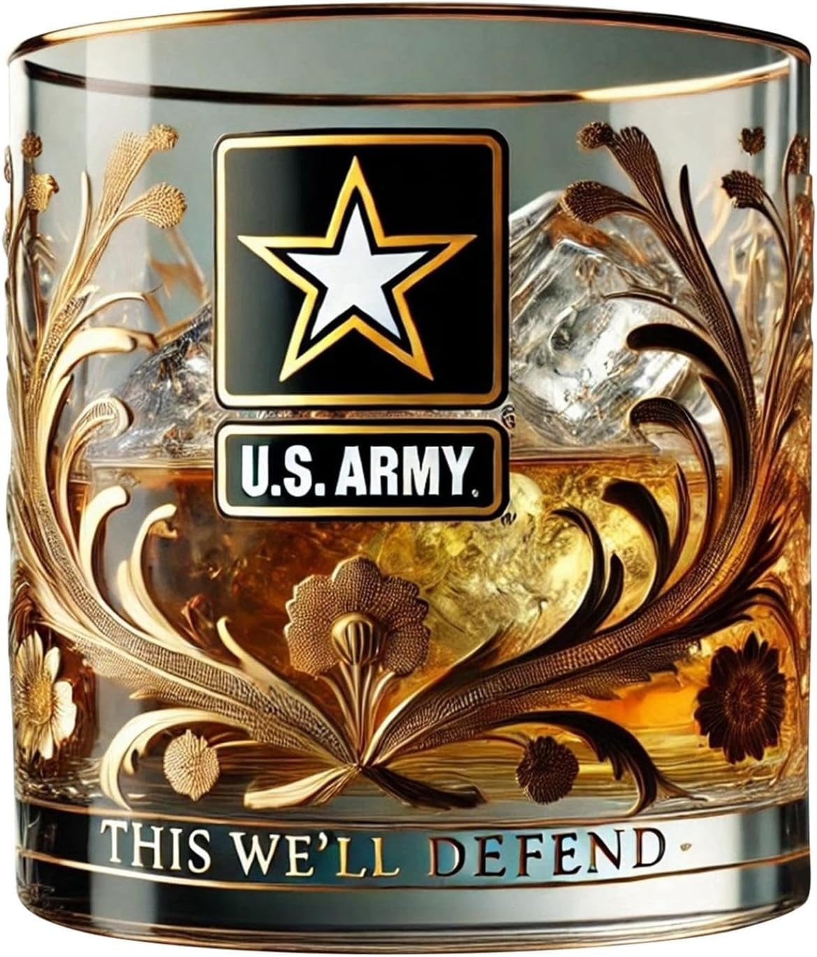 Veteran Tribute Glass, Personalized Veteran Tribute Glasses Veteran ...