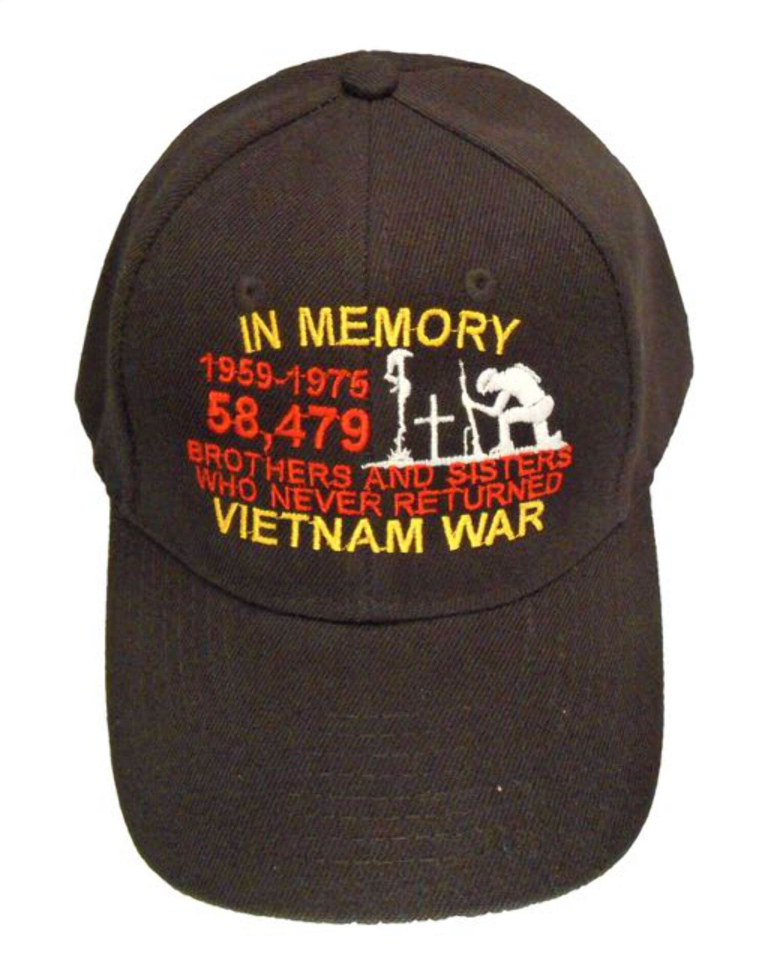Veteran Vietnam Brothers Sisters In Memory Cap - Black - Walmart.com
