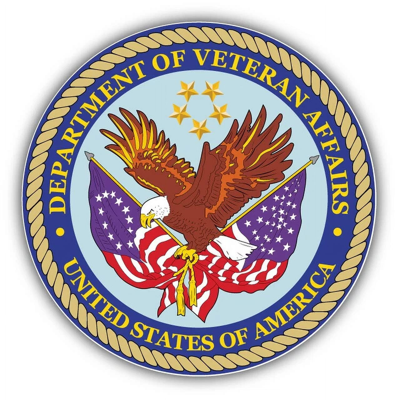 Veterans Affairs Dep Seal Sticker Phone Decal Water Bottle Stickers Car ...