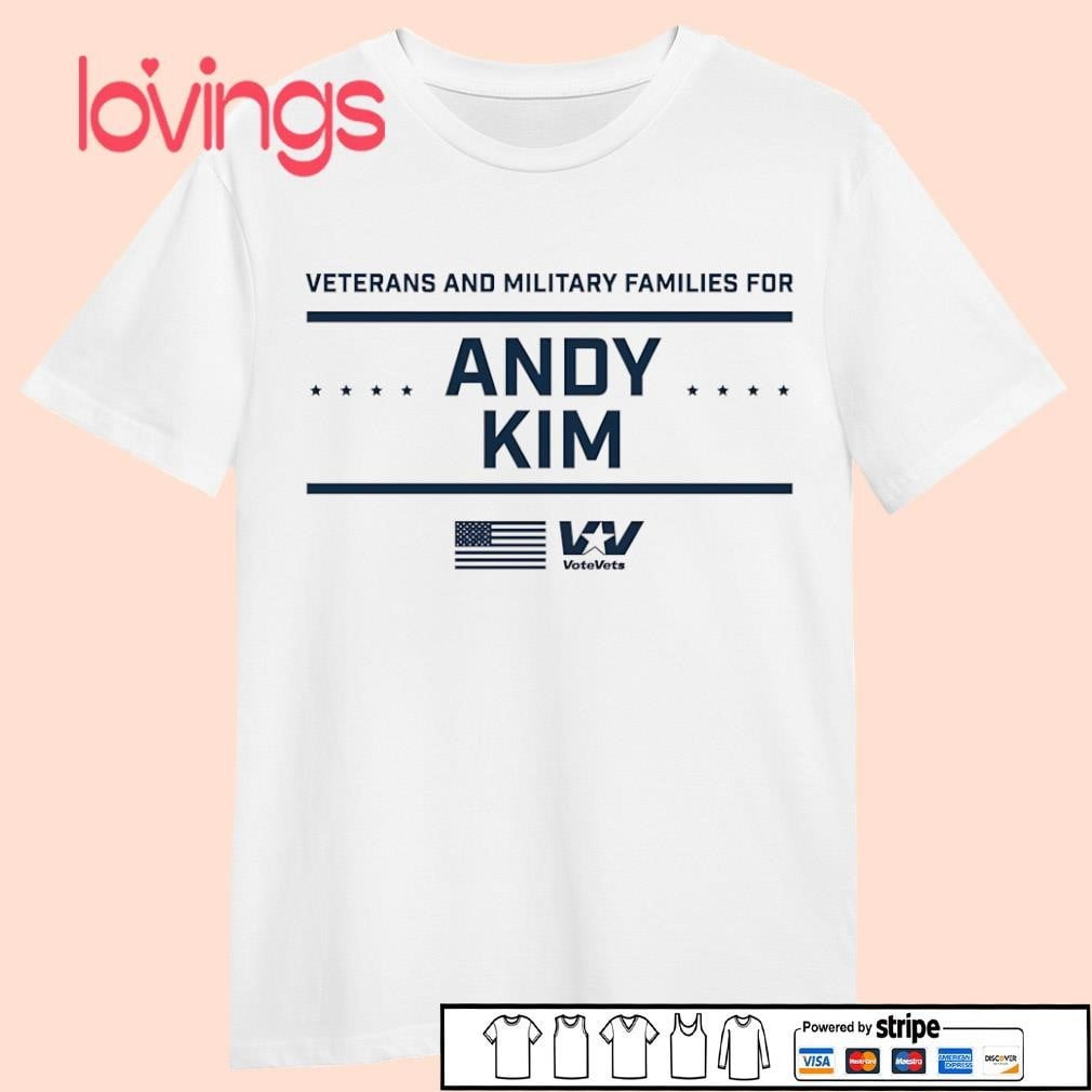 Veterans And Military Families For Andy Kim Shirt - Walmart.com