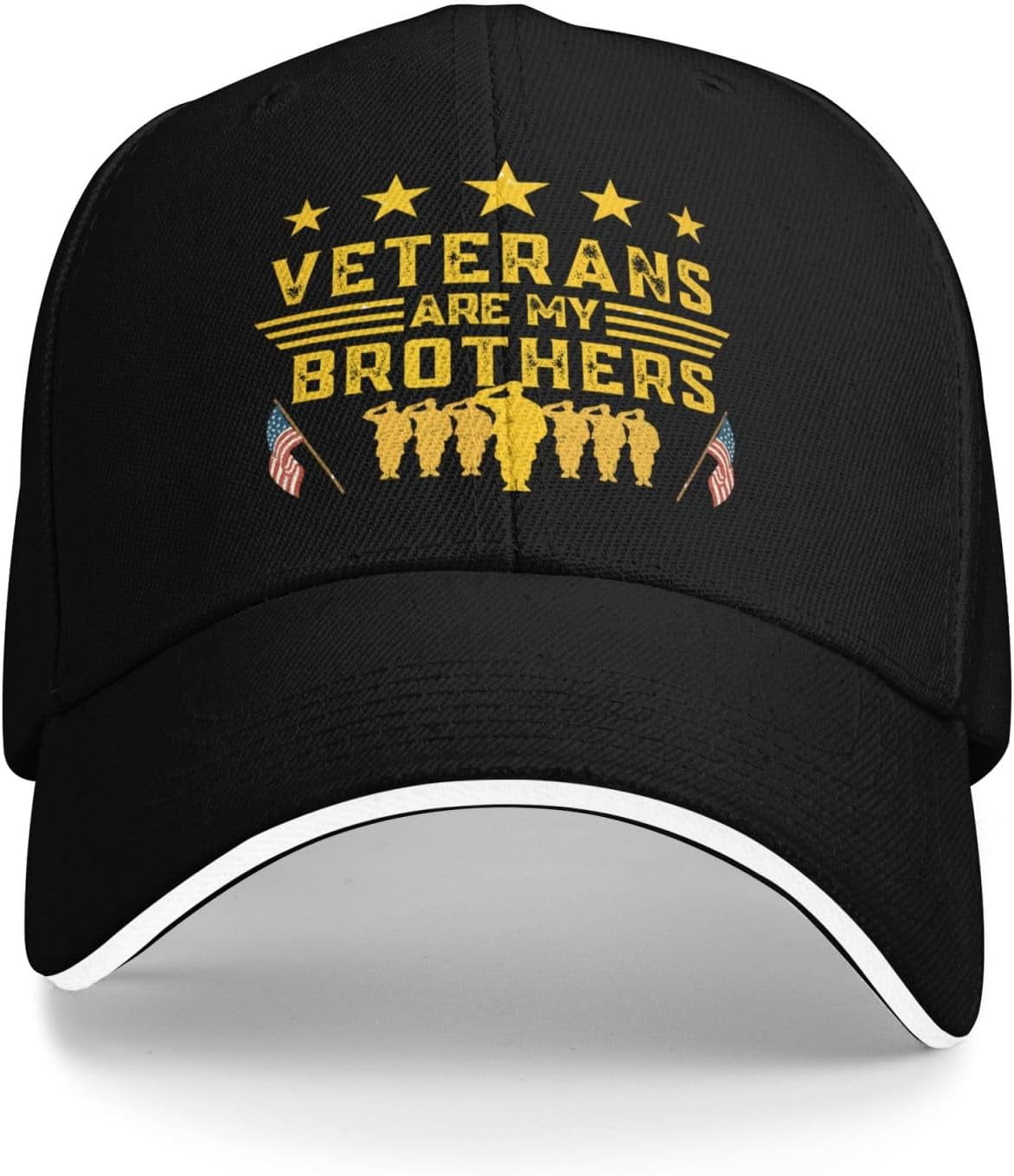Veterans Baseball Hat Veterans are My Brothers Cap Veterans'S Day ...