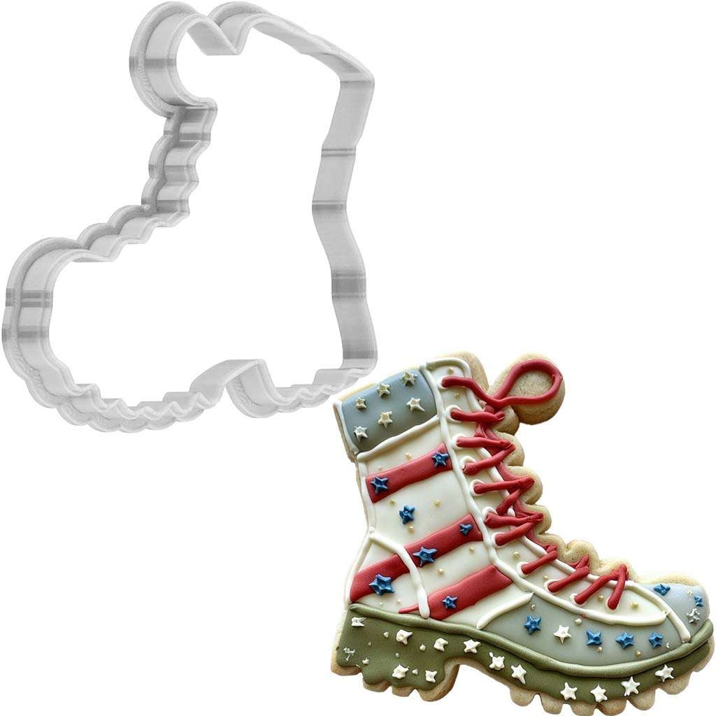 Veterans Day Combat Boots Cookie Cutter 4 Inch Made in USA by ...