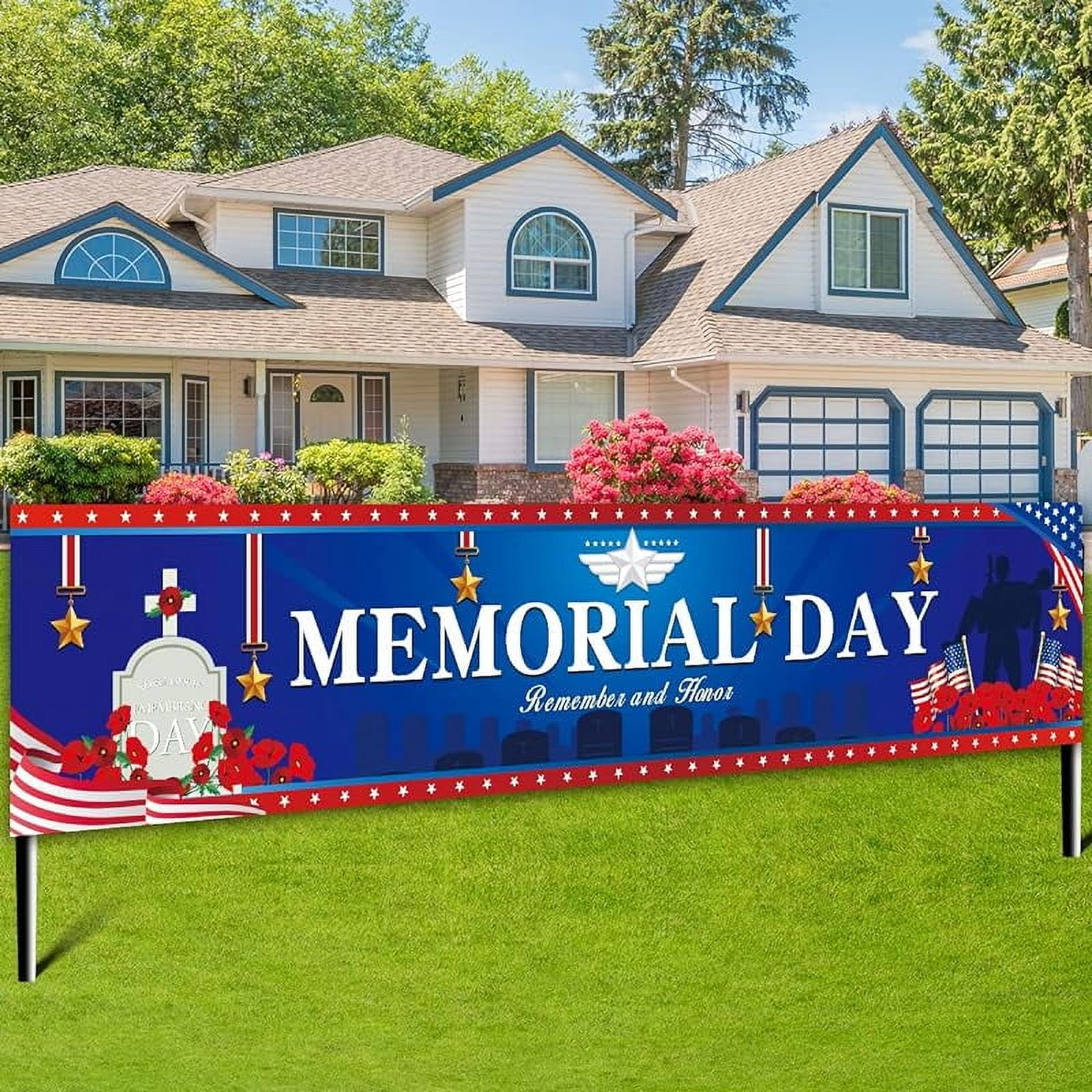 Veterans Day Decorations -Patriotic Banner Decorations Memorial Day ...