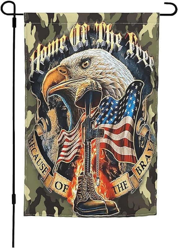 Veterans Day Flag 12 x 18 Inch Vertical Double Sided Print Garden Flag ...