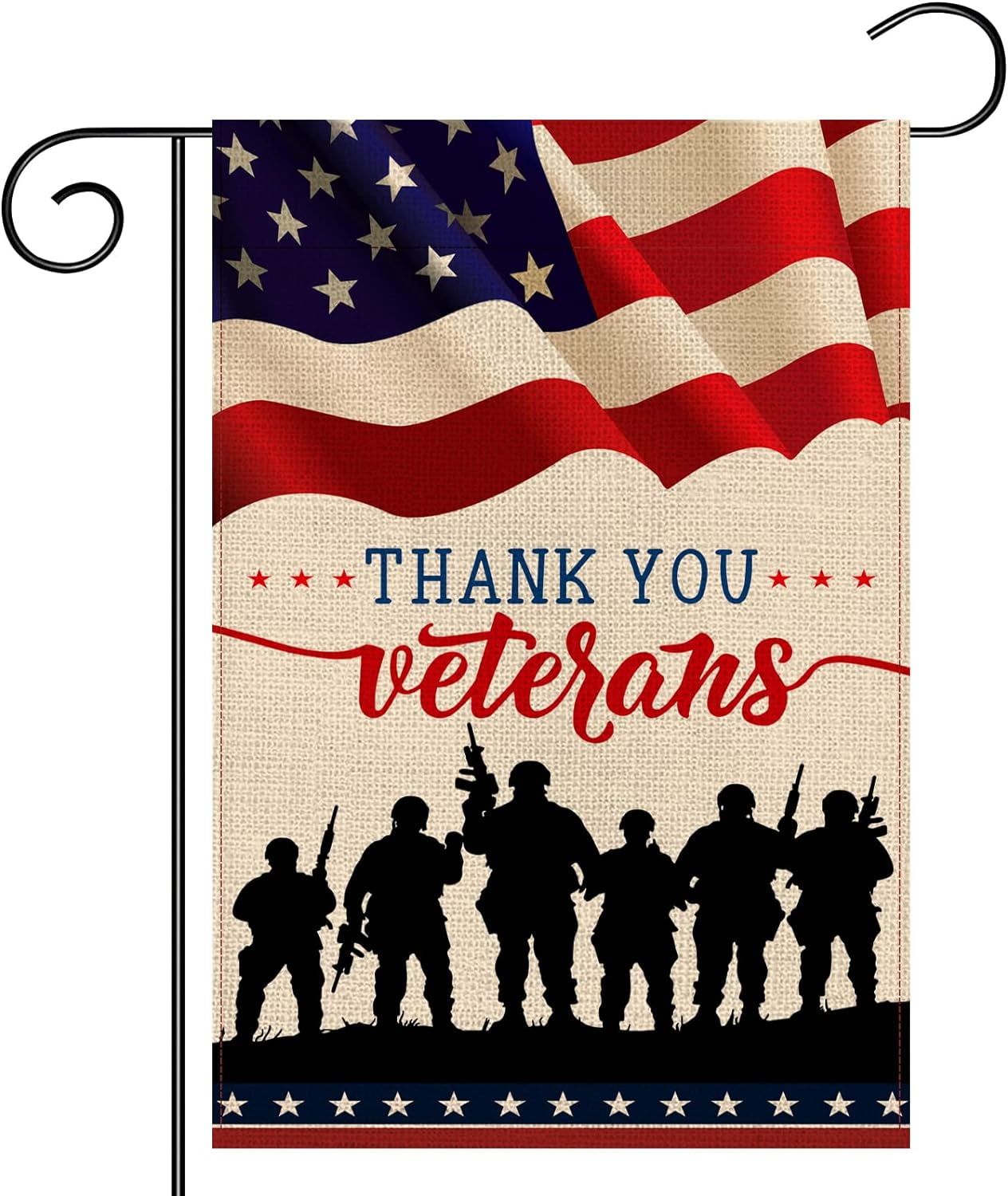Veterans Day Garden Flag Vertical Double Sided Memorial Day, Fourth of ...