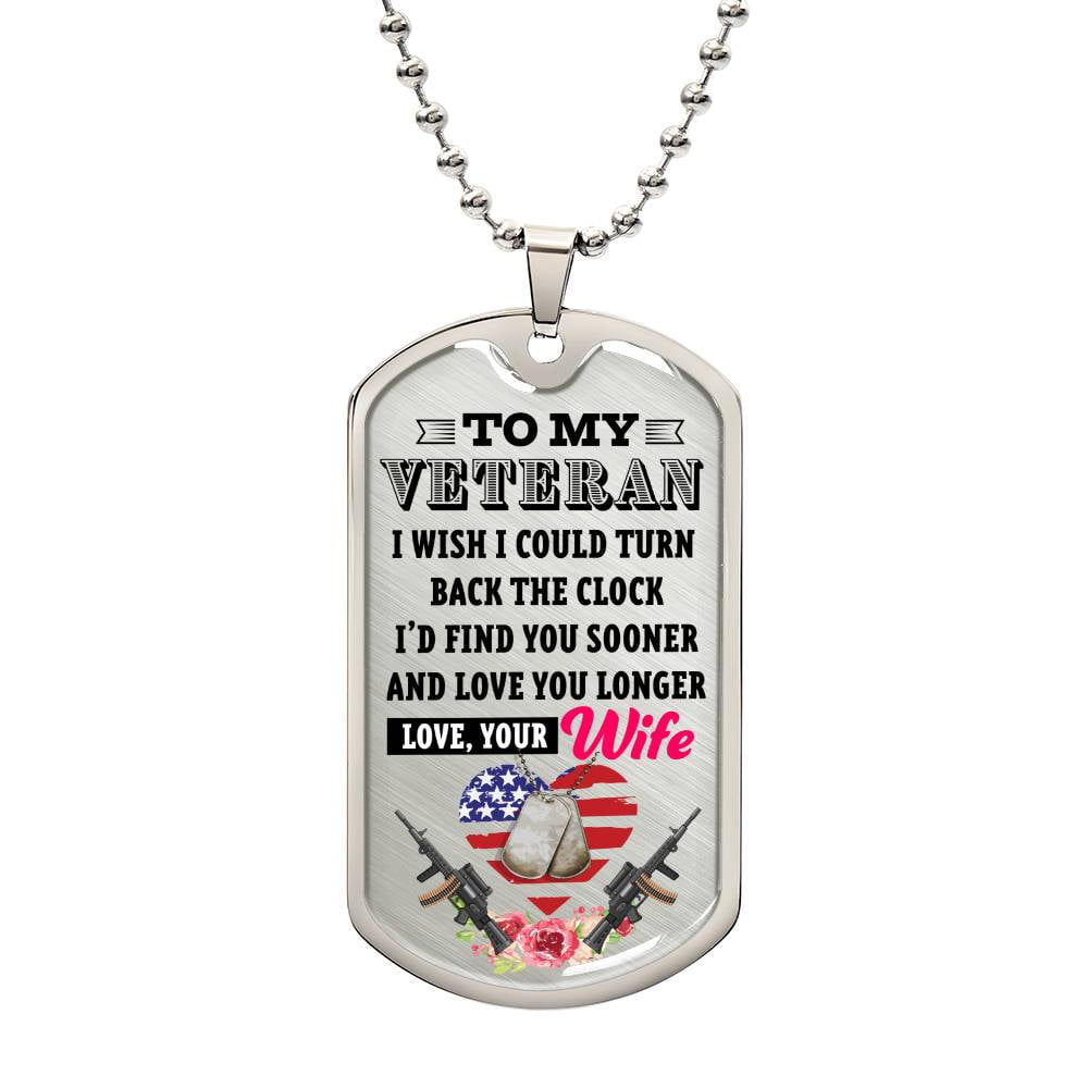 Veterans Day Gift, Military Dog Tag, Dog Tag Necklace Personalized ...