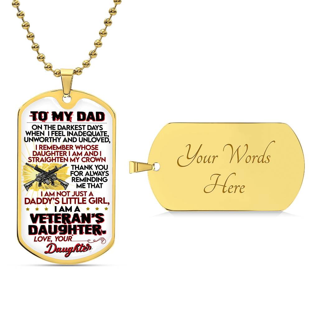 Veterans Day Gift, Military Dog Tags, Dog Tag Necklace Personalized ...