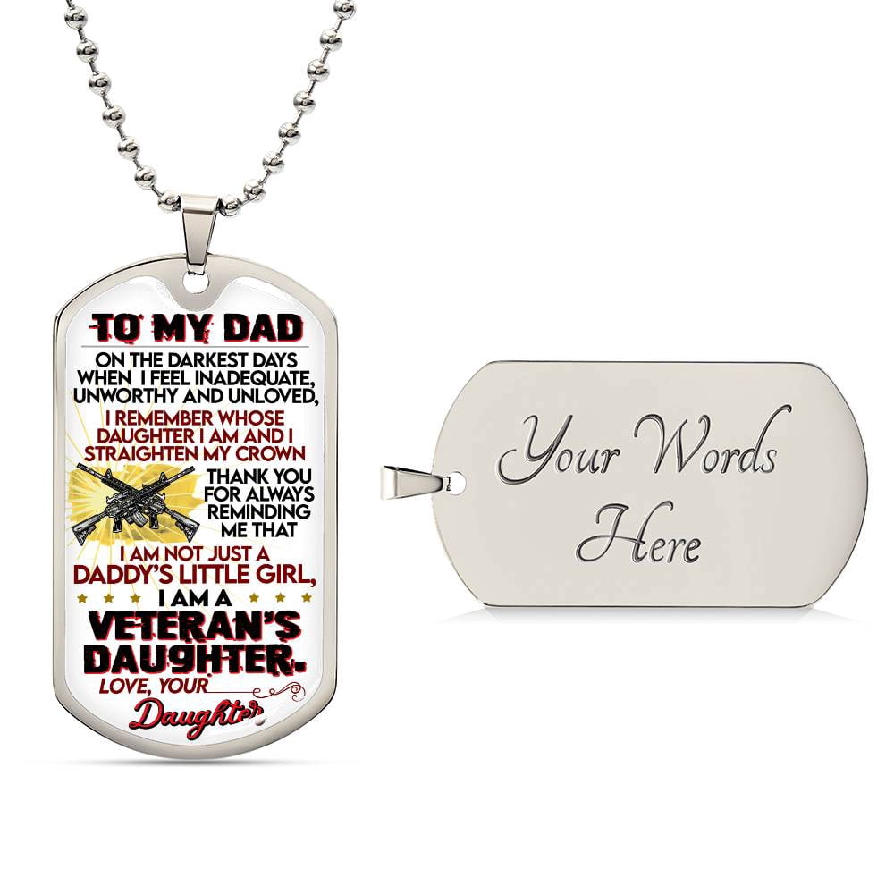 Veterans Day Gift, Military Dog Tags, Dog Tag Necklace Personalized ...