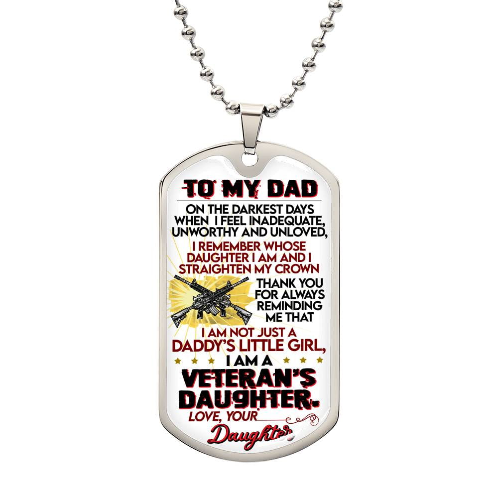 Veterans Day Gift, Military Dog Tags, Dog Tag Necklace Personalized ...