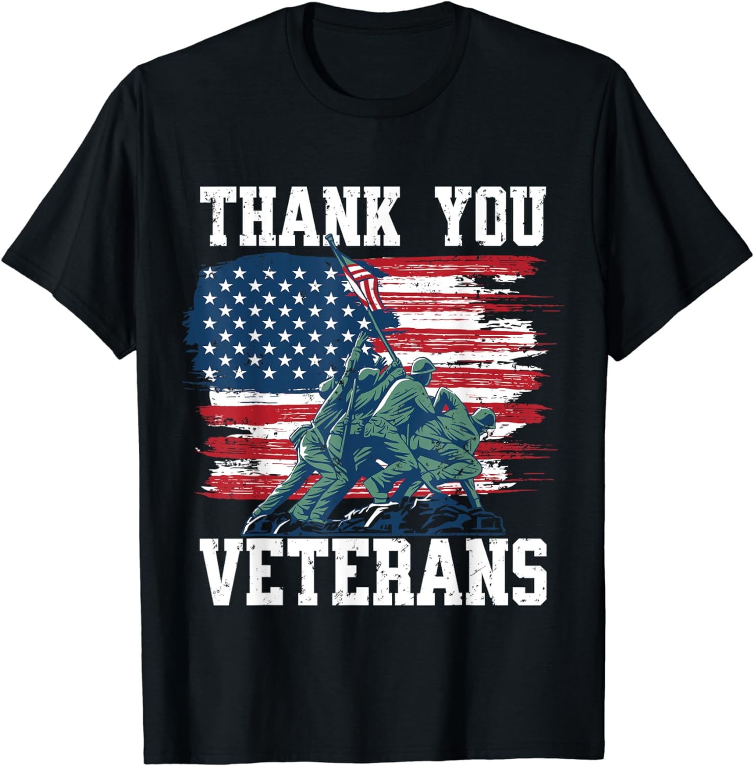 Veterans Day Gift Thank You Veterans US Military Soldiers T-Shirt ...