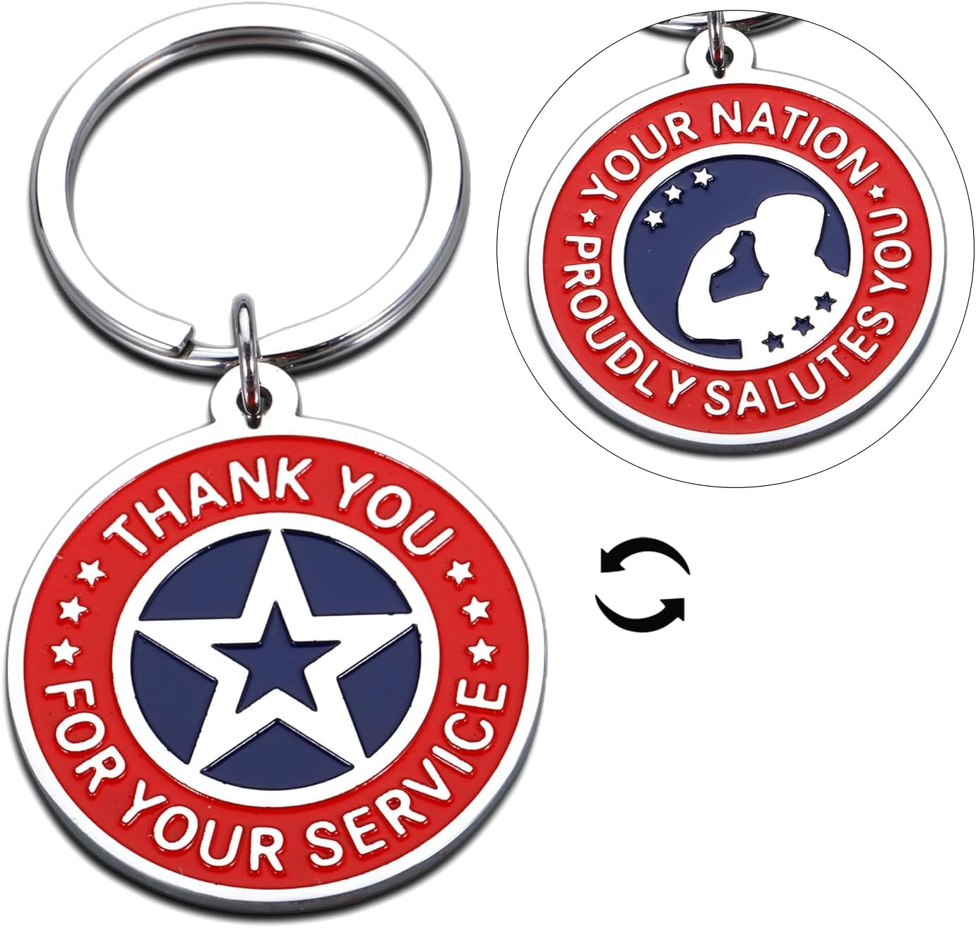 Veterans Day Gifts for Military Retirement Gifts Keychain for Men ...