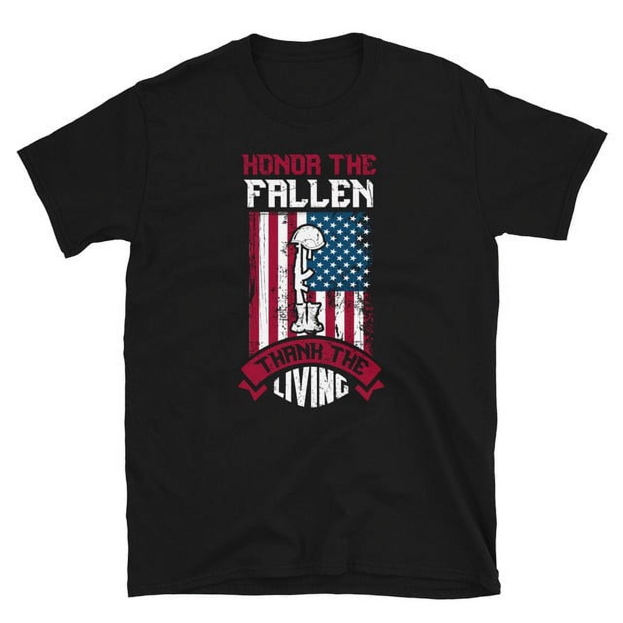 Veterans Day Honor The Fallen Thank The Living T-shirt - Walmart.com