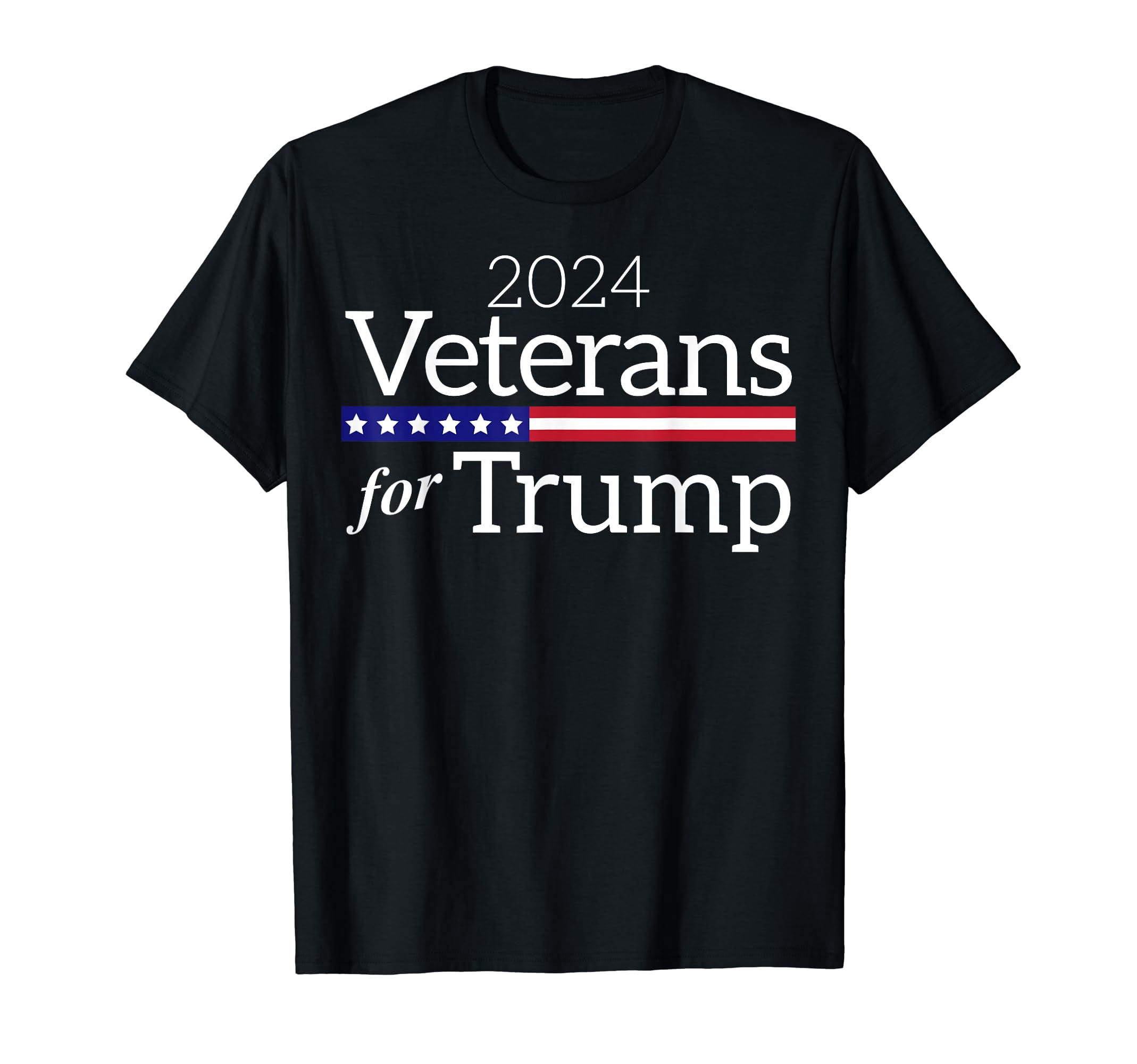 Veterans For Trump 2024 Conservative Republican Trump 2024 T-Shirt ...