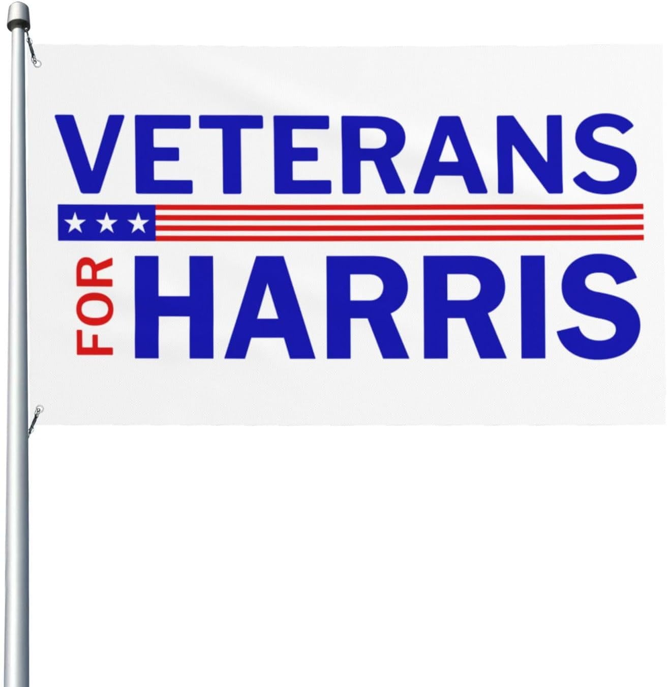 Veterans for Kamala Harris 2024 Flag 3x5 Ft Kamala Harris For President ...