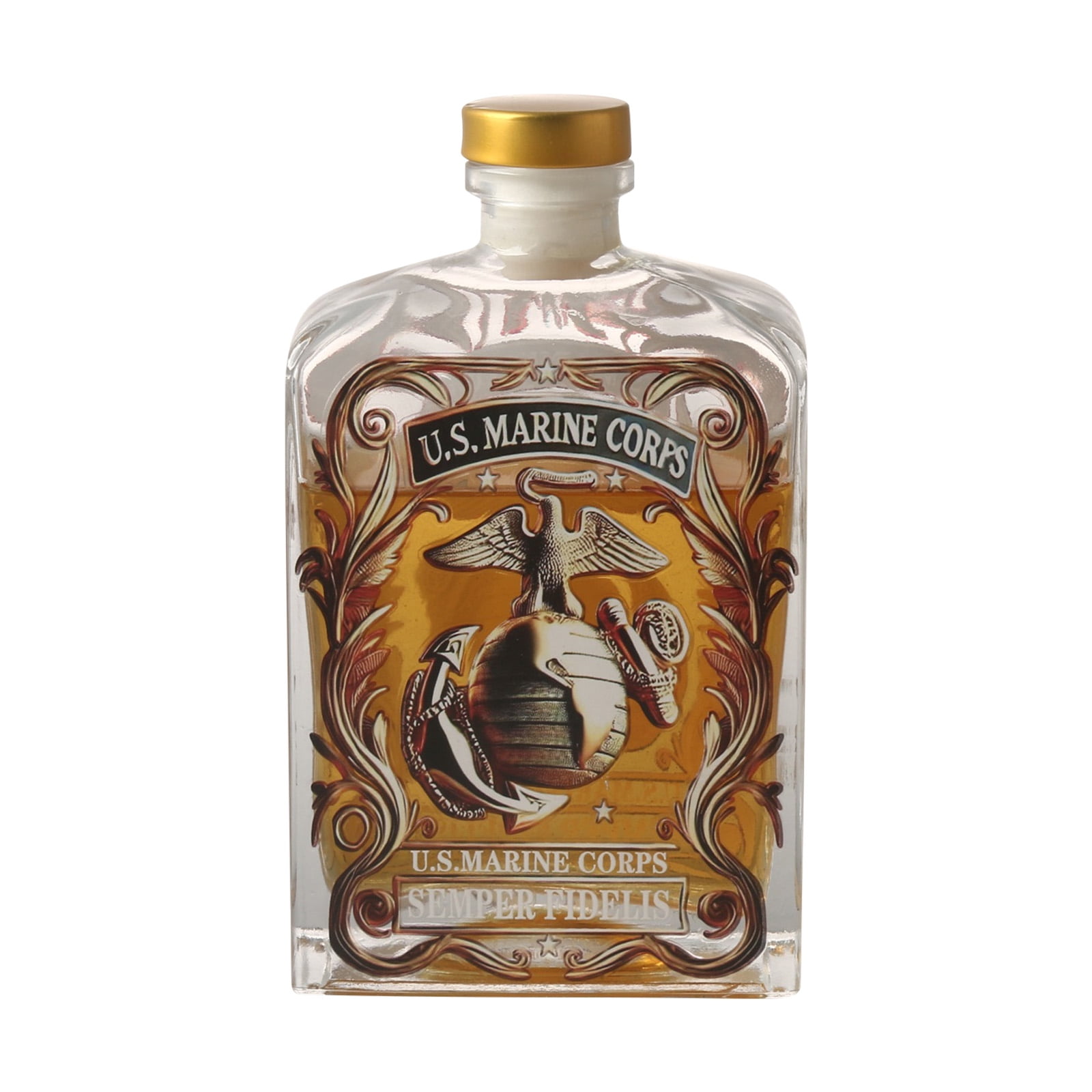 Veterans Memorial Bottle, Military Whiskey Glass Cup, 300ml Army Marine ...