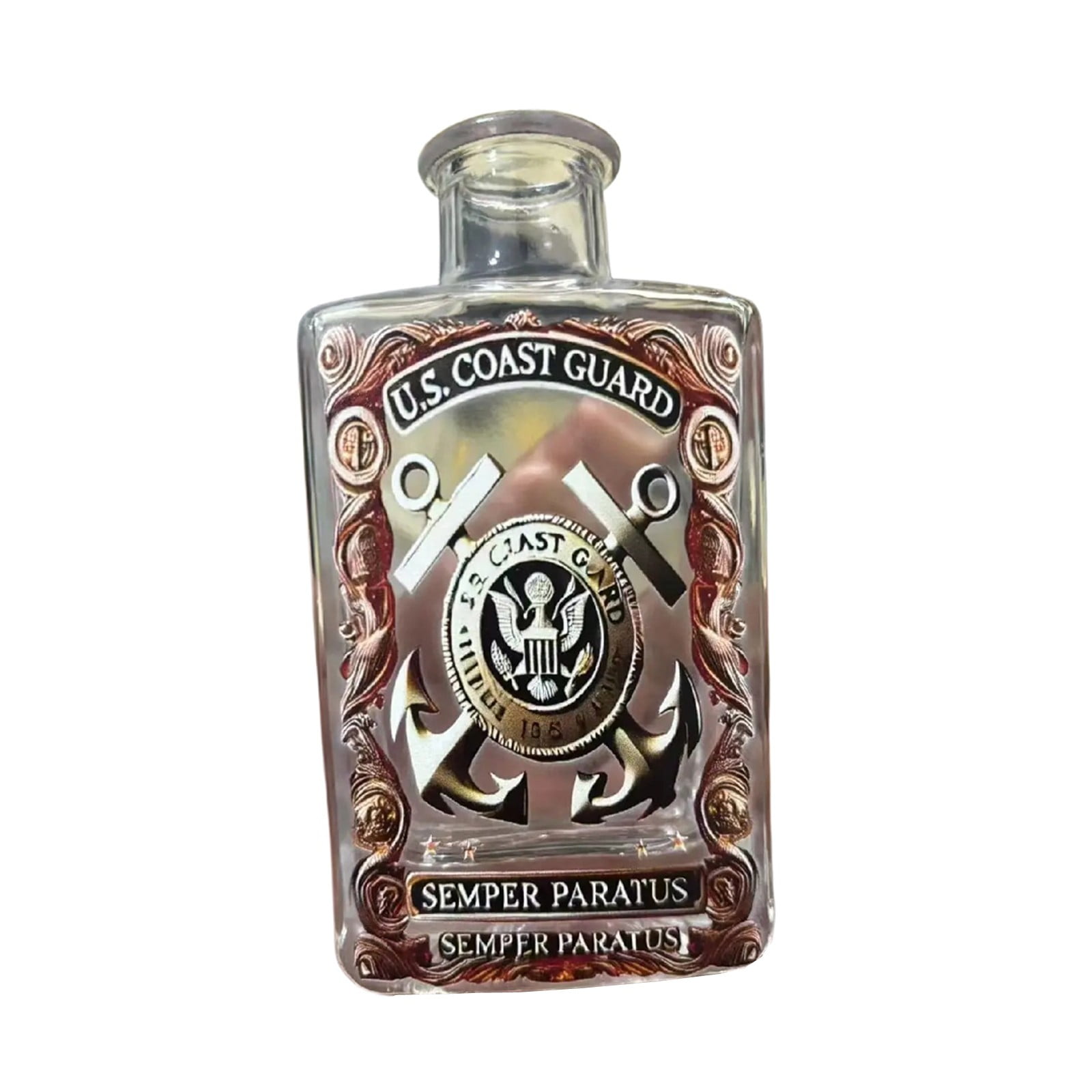 Veterans Memorial Bottle, Military Whiskey Glass Cup, 300ml Army Marine ...