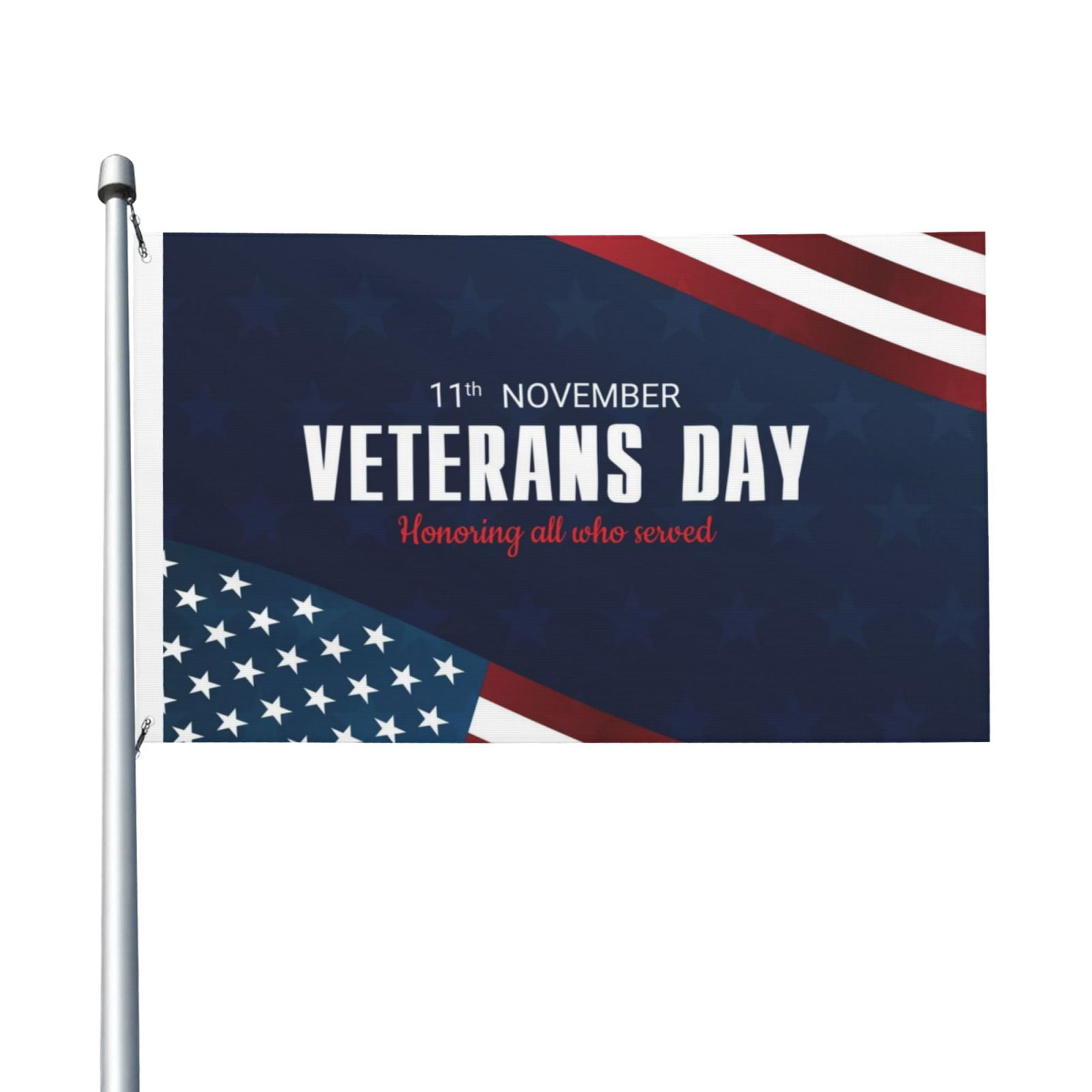 Veterans Memorial Day Honoring Who Served Garden Flags 3x5 Ft ...