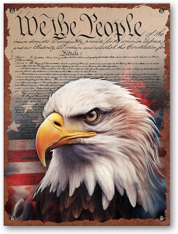 Veterans Military Tin Metal Sign, US Army Navy Armed Forces Memorial ...