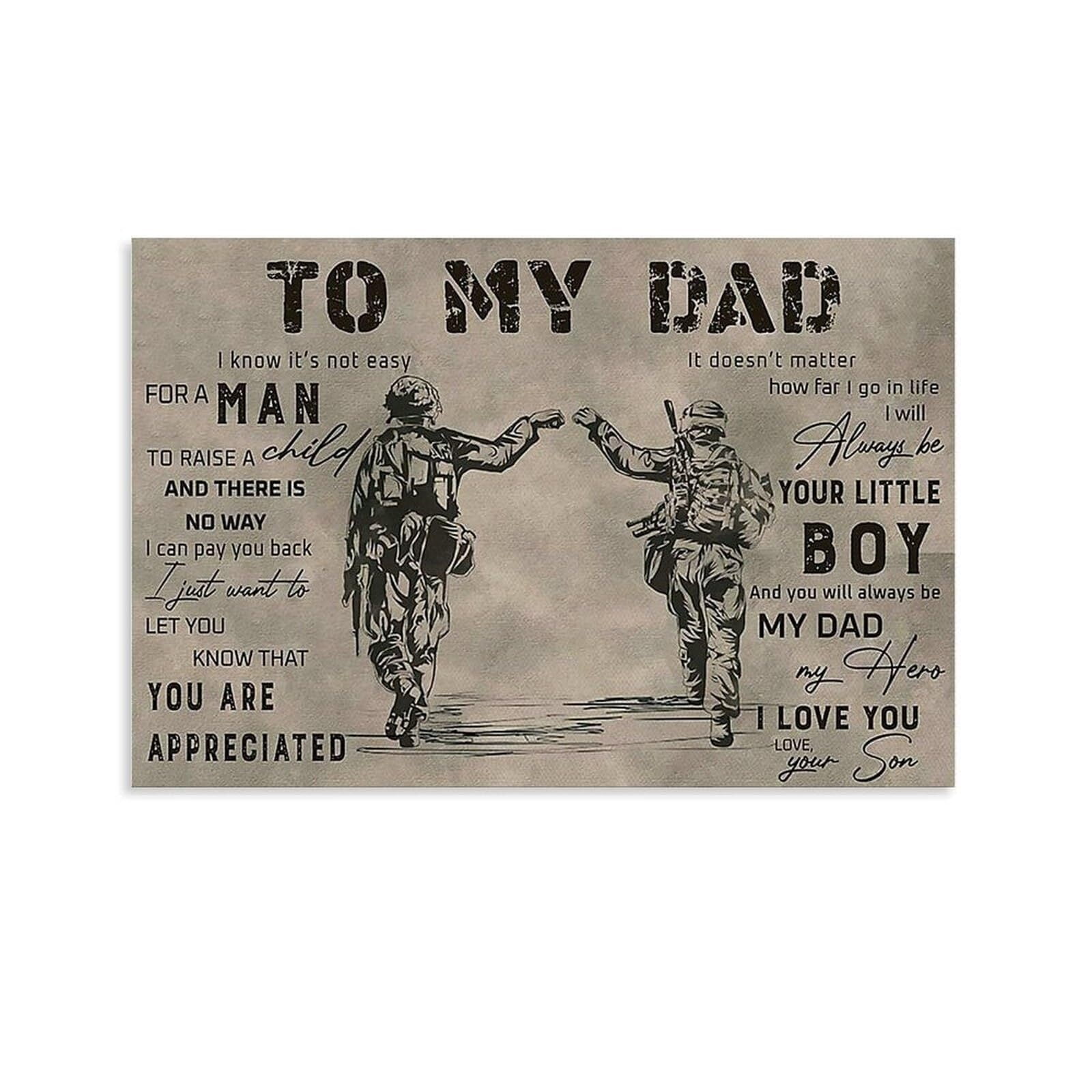 Veterans Vintage Military Art Posters Canvas Painting Posters And ...