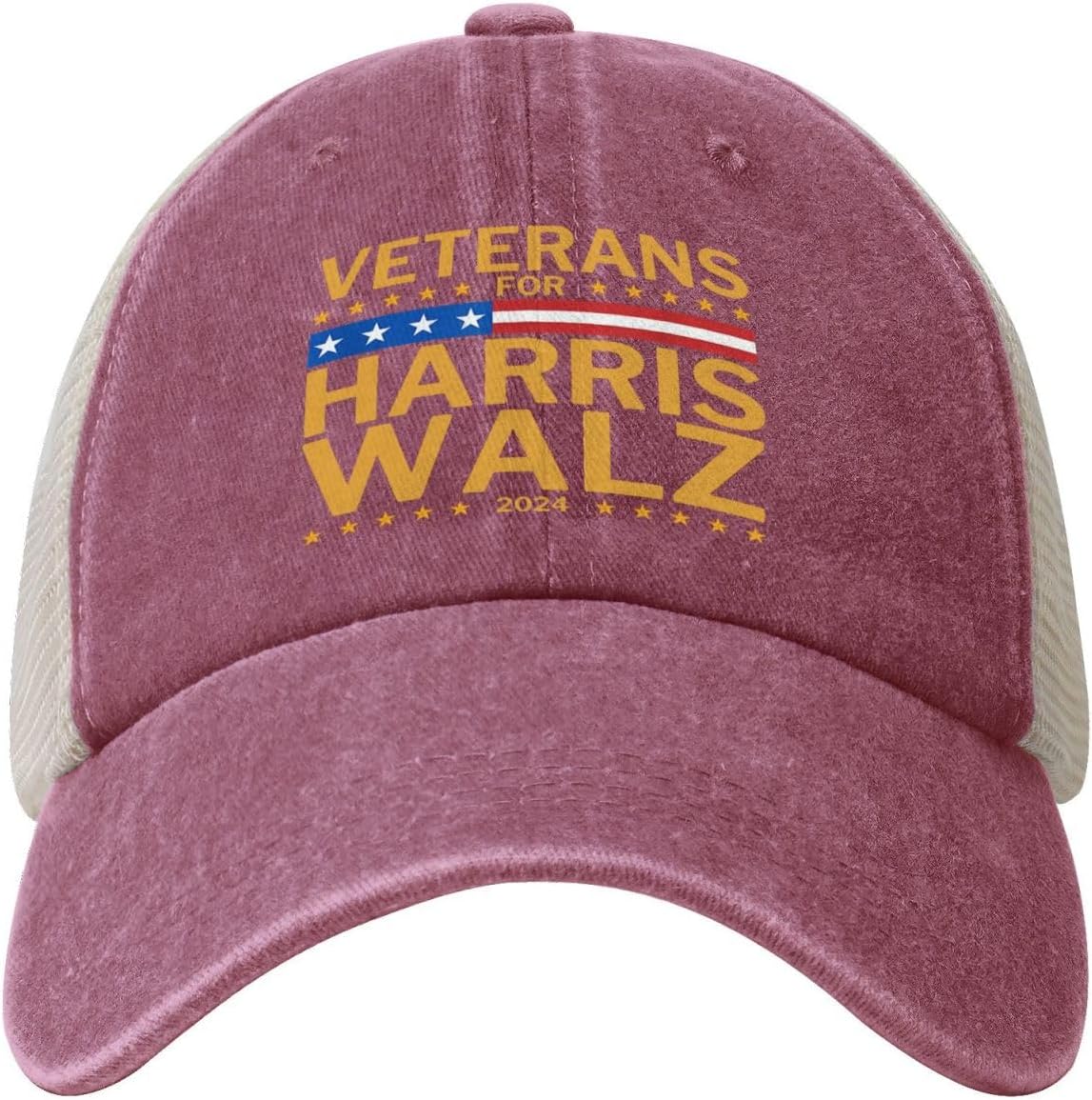 Veterans for Harris Waltz 2024 Trucker Hat Veterans for Kamala Harris ...
