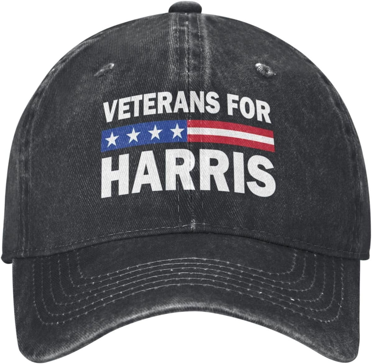 Veterans for Kamala Harris 2024 Election USA Flag Military Hat Low ...
