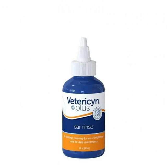 Vetericyn Ear Rinse Cleaner - Pet Liquid Medicine for Dogs Cat Ear ...