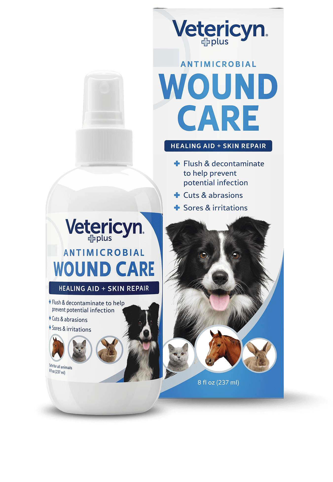 Vetericyn Plus Pet Treatment for Wounds, Healing Aid & Skin Repair ...