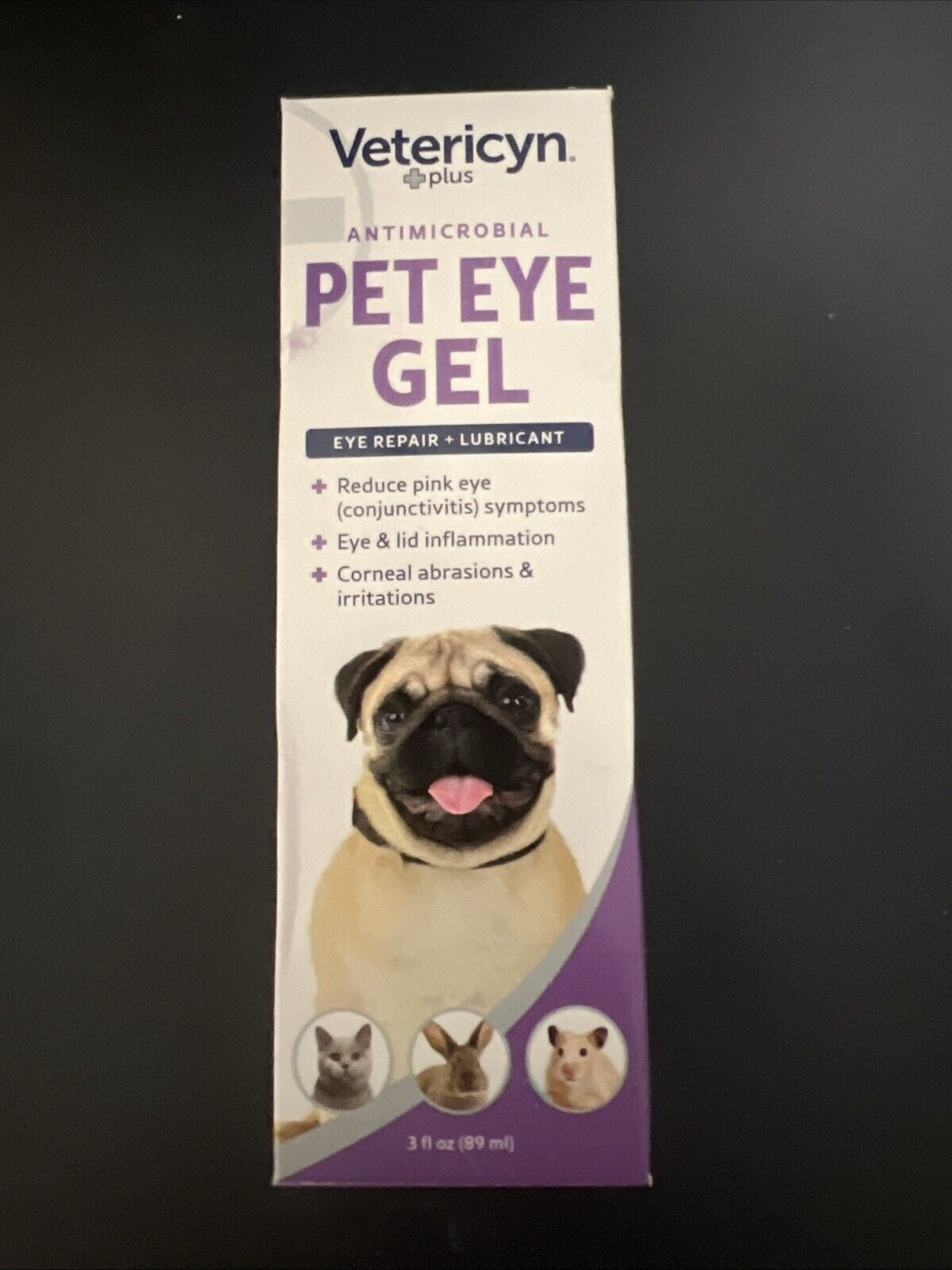 Vetericyn Plus Antimicrobial Pet Eye Gel, Eye Repair + Lubricant EXP 01 ...