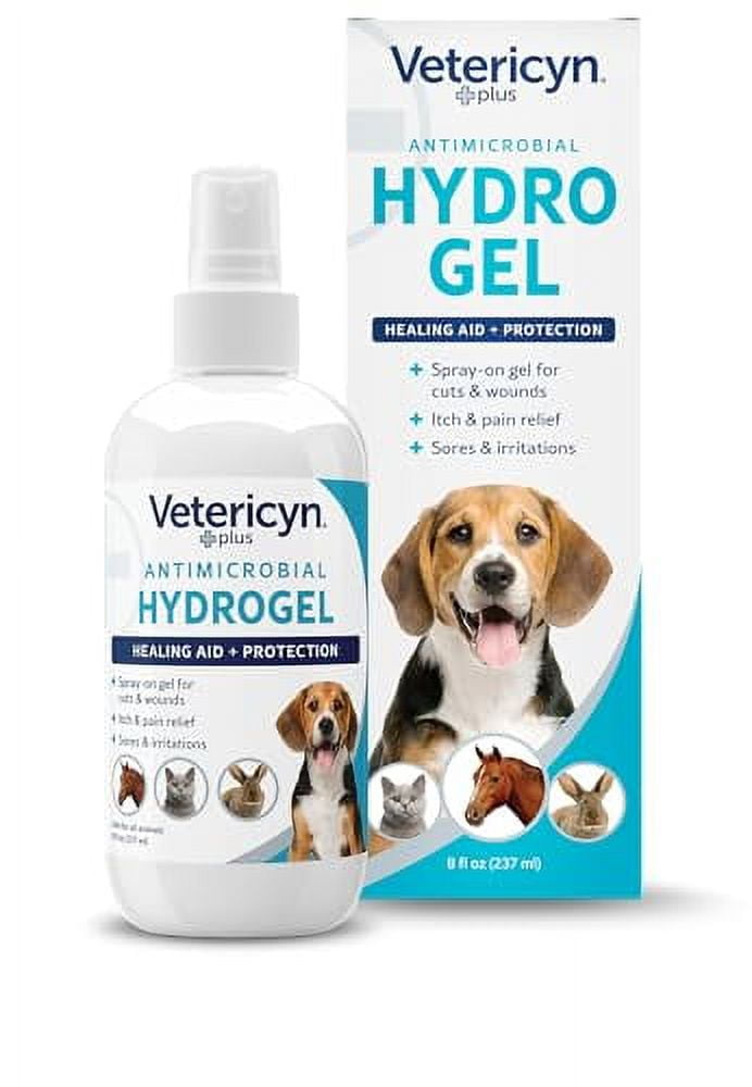 Vetericyn Plus Dog Wound Care Hydrogel Spray | Healing Aid and Wound ...