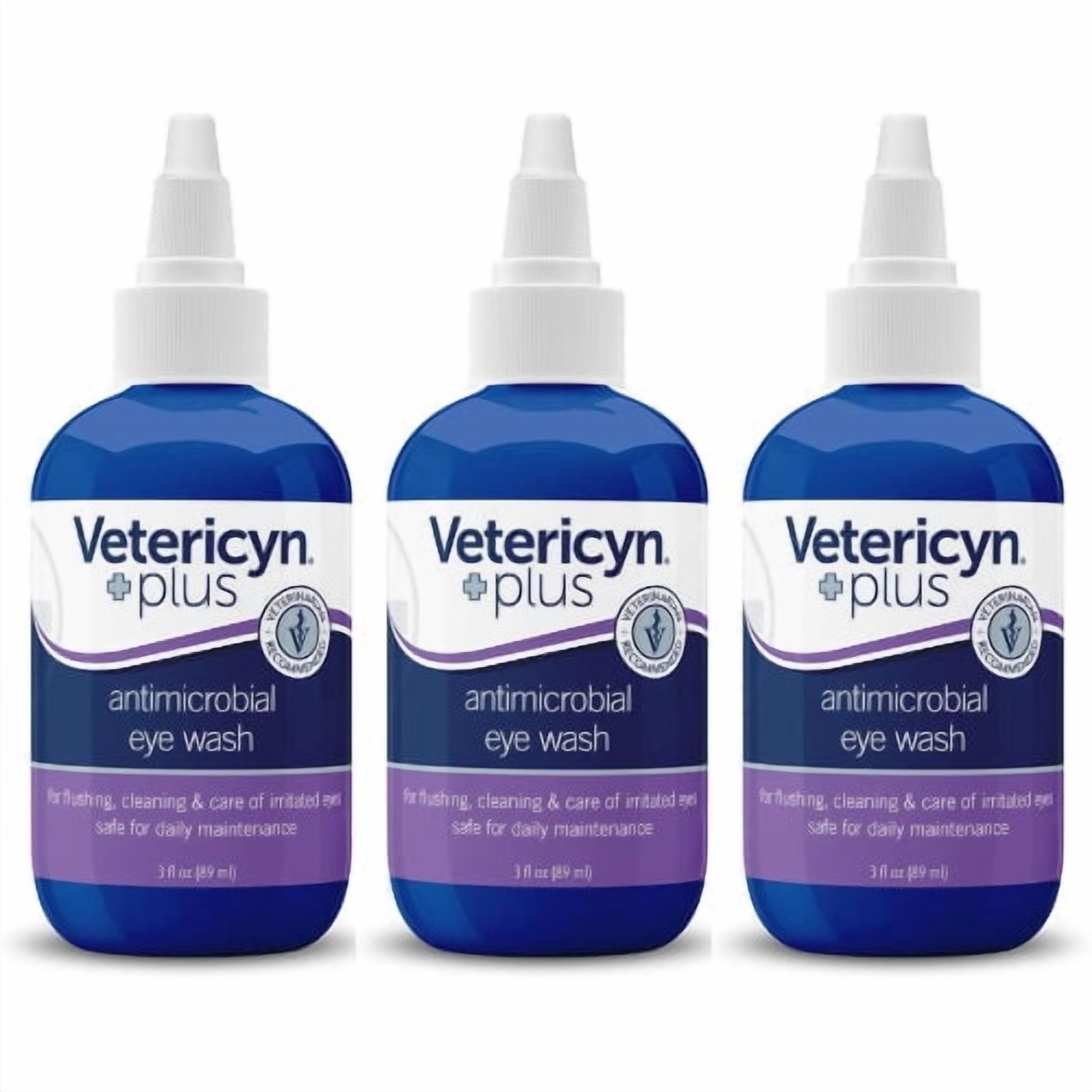Vetericyn Plus Eye Wash for Dogs & Cats, 3 oz., 3-Pack – Cleans ...
