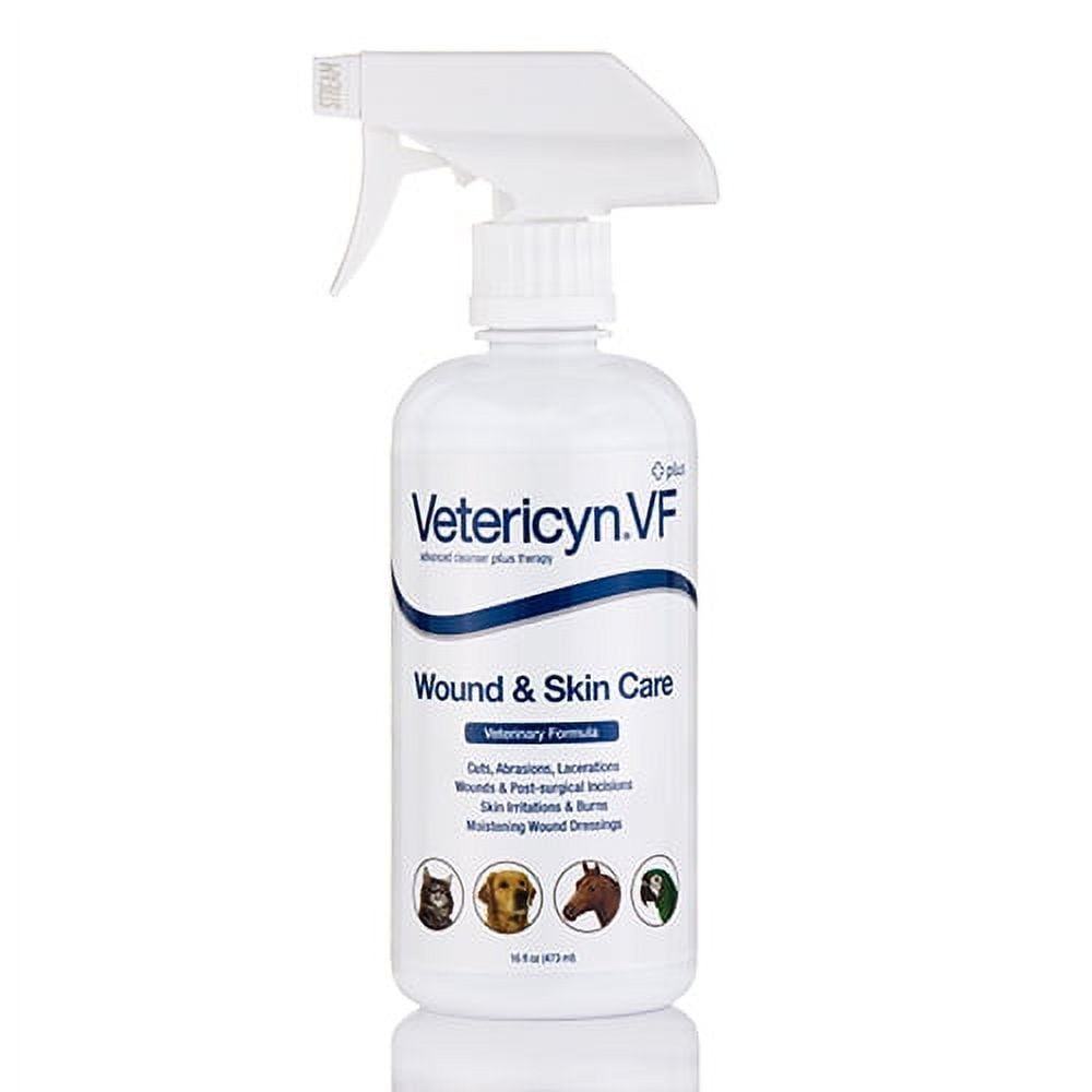 Vetericyn VF Plus All Animal Wound & Skin Care Liquid - 16 fl. oz (473 ...
