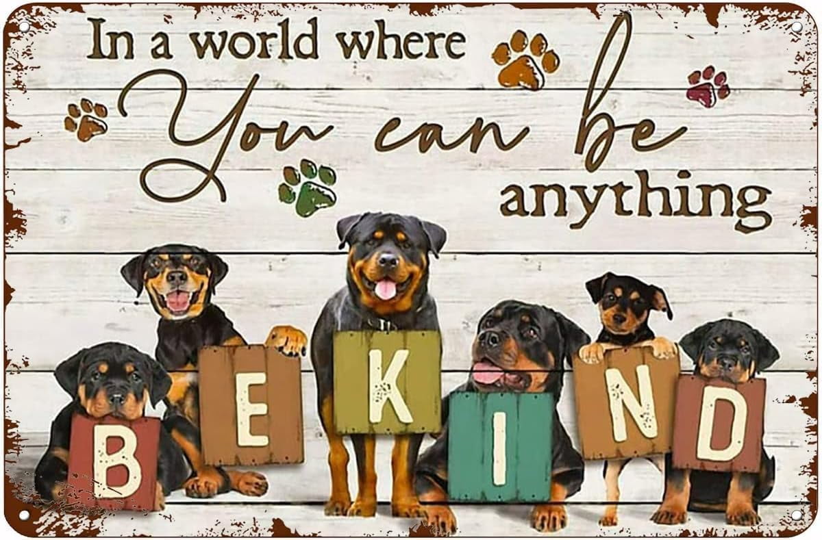 Veterinarian You Can Be Anything Be Kind Vintage Metal Aluminum Tin ...