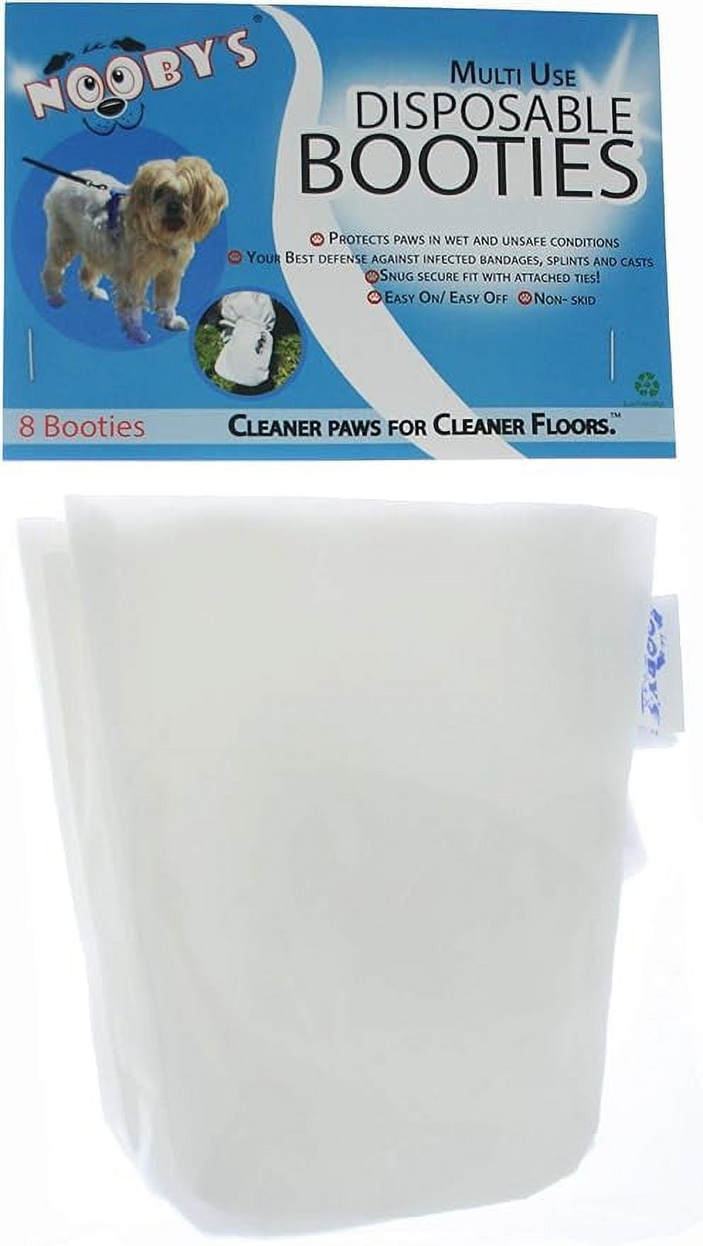Veterinary Dog Boots 8-Pack by Nooby's: Protects Wounds, Bandages and ...