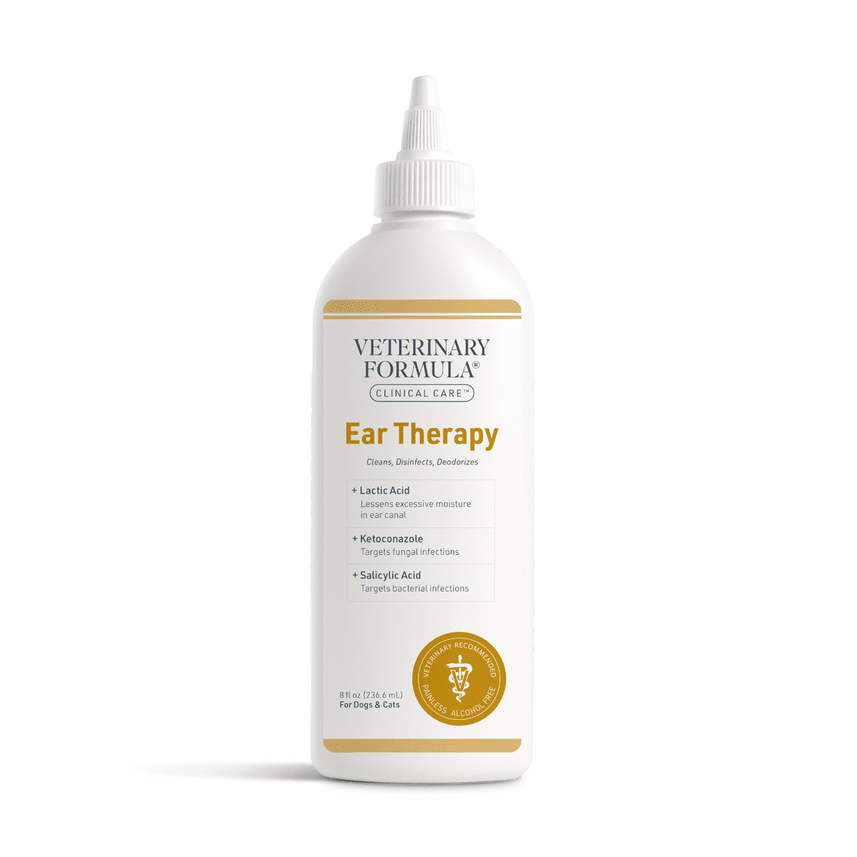 Veterinary Formula Clinical Care Ear Therapy, Dog and Cat Ear Cleaner ...