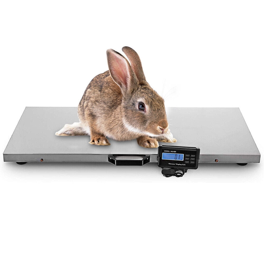 Veterinary Scale 1100LB PS-500 Livestock Floor Animal Pet Vet Scale ...