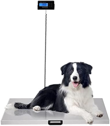 Veterinary Scale, 440LB Digital Livestock Platform Scale Large Pet Vet ...