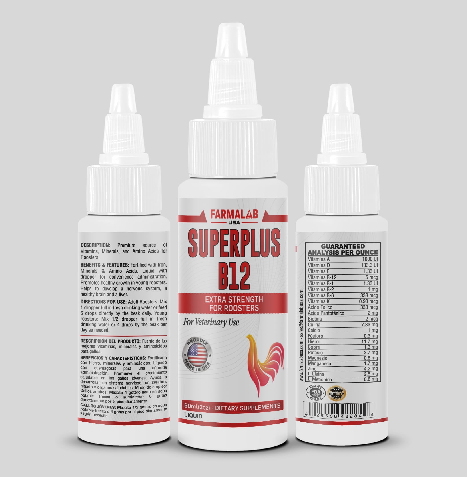 Veterinary Super Plus Superplus B-12 Extra Strength for Roosters ...