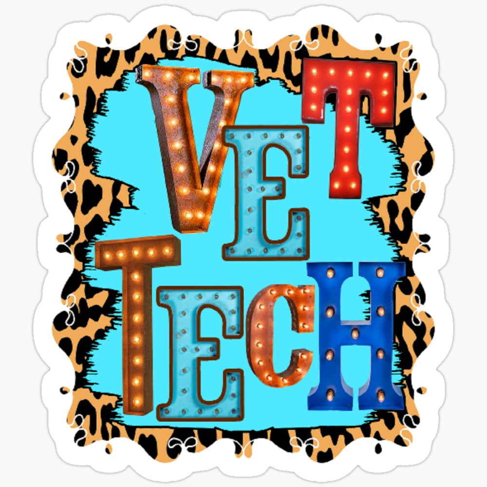 Veterinary Technician Sticker Phone Decal Water Bottle Stickers Car ...