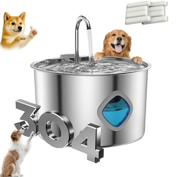 Vetiflow 3.2L Pet Water Fountain - Quad-Purification Circulating Water ...