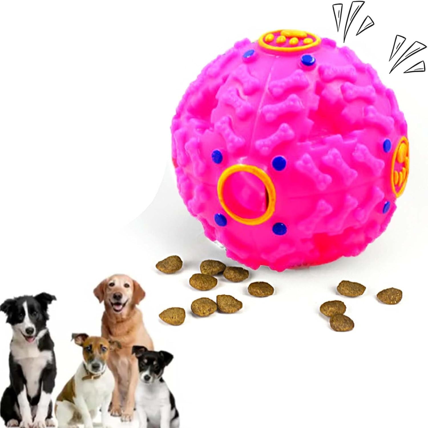 Vetlora Dog Ball, Vetlora Dog Ball Toy, Giggle Ball for Dogs, Wiggle ...