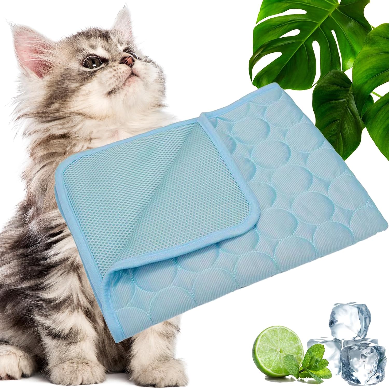 Kittra Cooling Mat for Cats,Kittra Cooling Blanket,3 Layer System ...