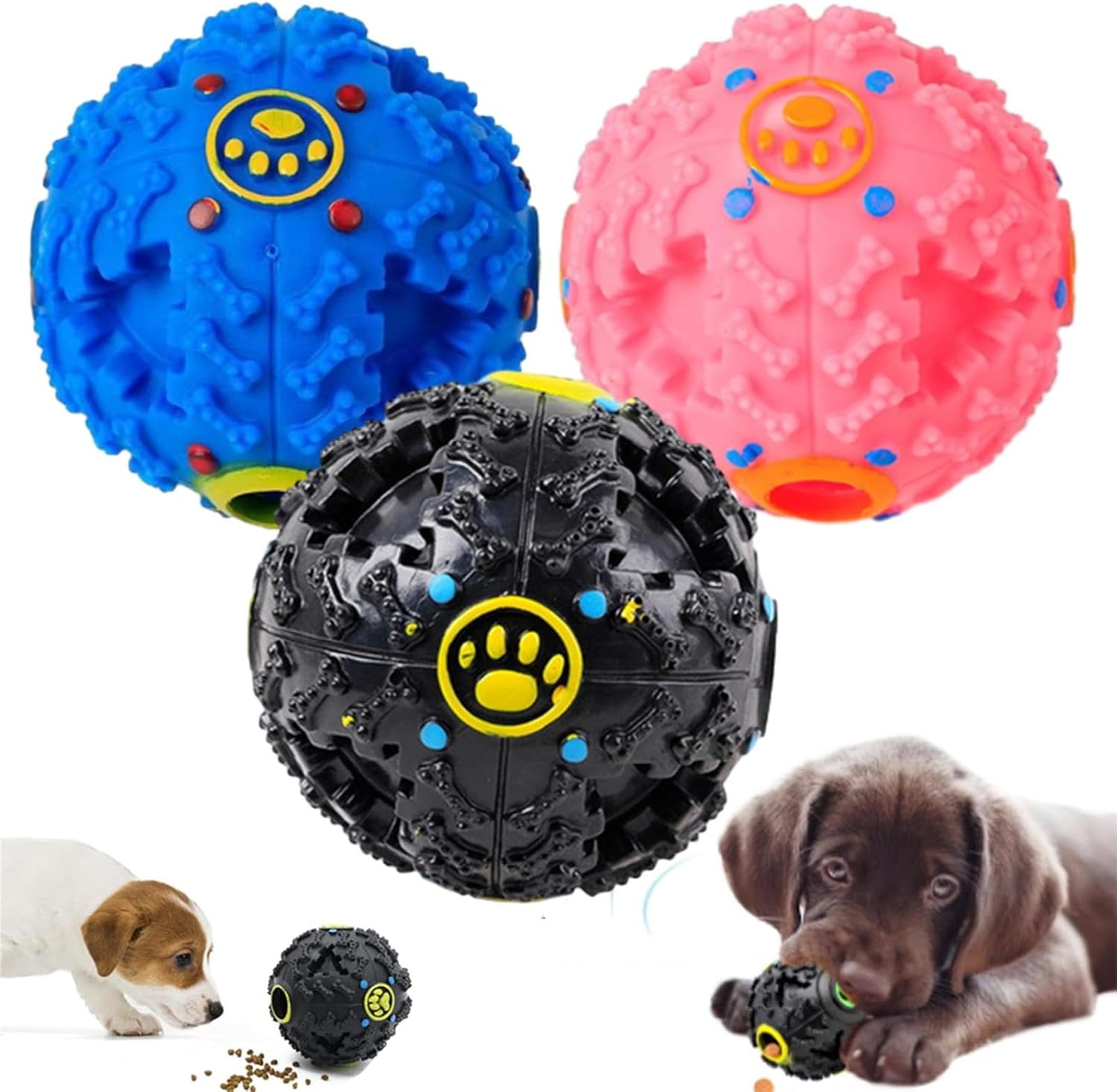 Vetlora Dog Ball, Pawpaw Ball Toy for Dogs, Giggle Ball for Dogs ...